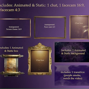 Animated Dungeons and Dragons Stream Overlay Pack | Medieval Twitch ...