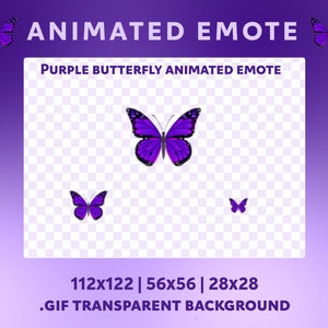 Animated Emote Pack | Colorful Butterflies Twitch Emote Pack, Discord ...
