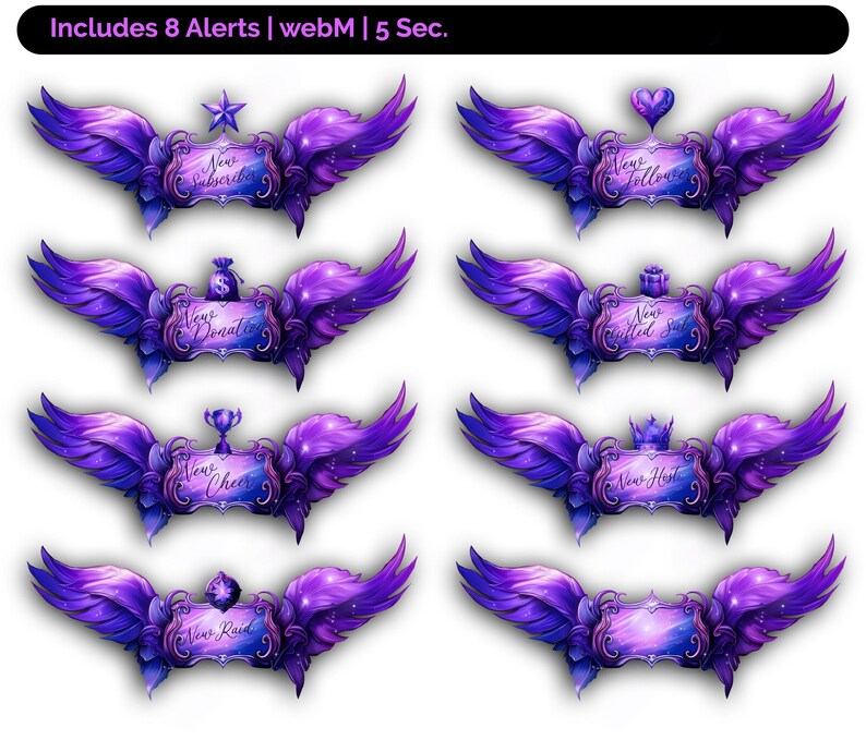Celestial Animated Stream Pack: DND, Vtuber Screens - Etsy
