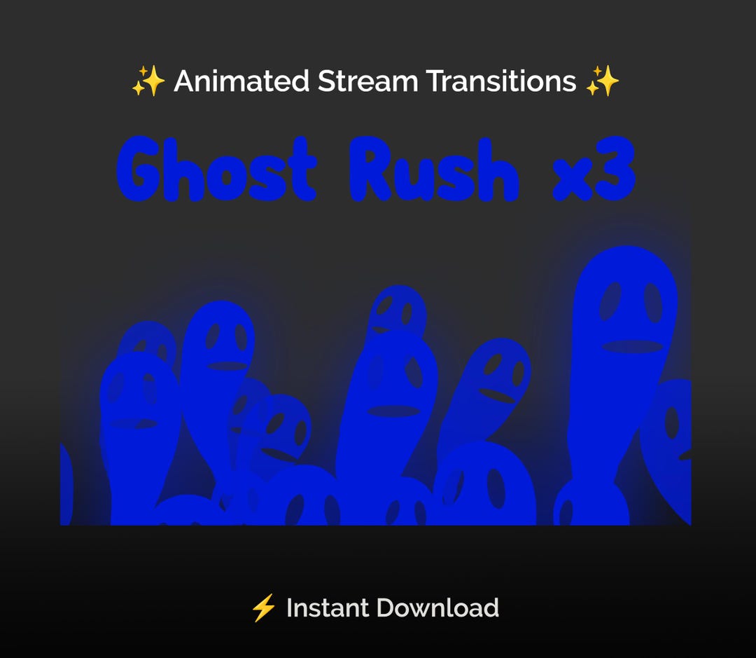 Ghostly Stream Transitions | Animated Stinger for Twitch & Halloween ...