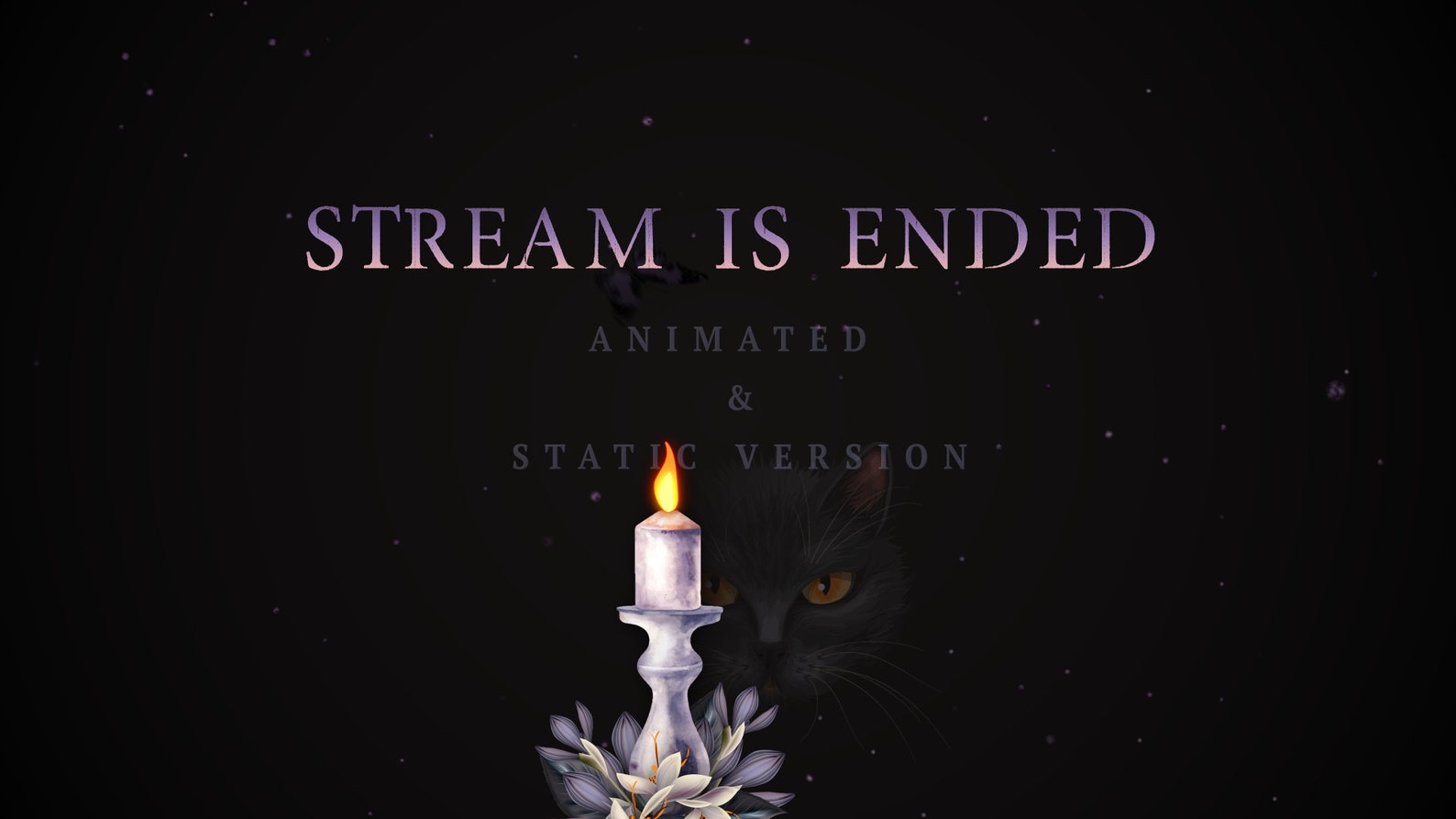 Gothic Animated Stream Screens Package, Twitch Pack, Overlays Screens ...