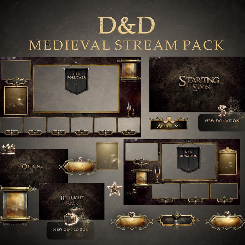 Dnd Twitch Overlay - Etsy