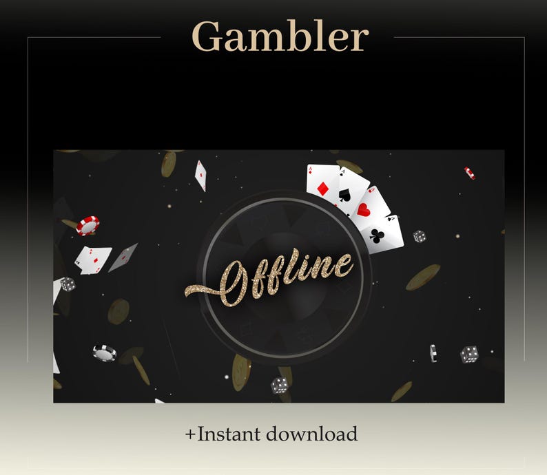 Animated Poker Stream Overlay: Casino Night Twitch Scenes (MP4/PNG) - Etsy