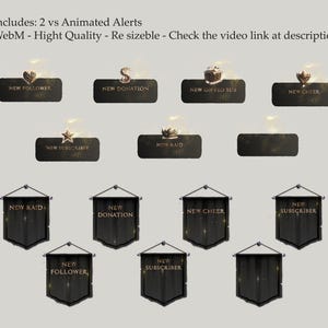 Animated Dungeons and Dragons Stream Overlay: Medieval Twitch Overlays ...