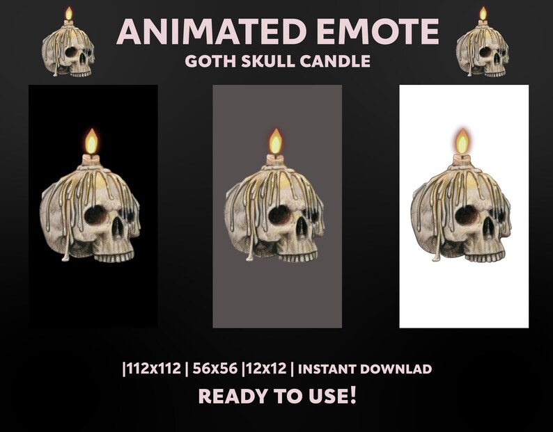 Animated Candle Emote Twitch , Streamer, Gaming, Emotes, Stream Emotes ...