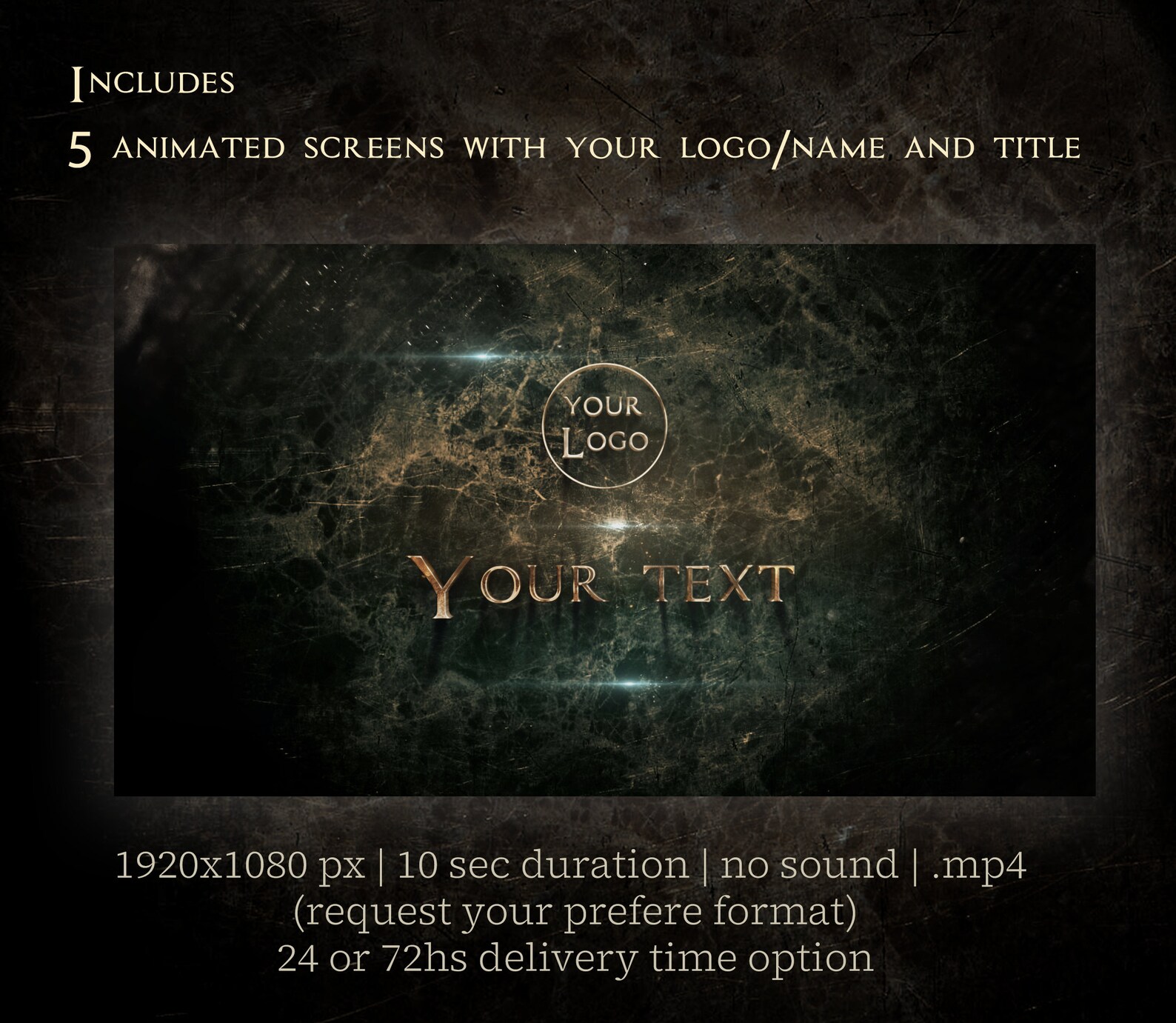 Custom Medieval Scenes | Animated Stream Scenes Package, Twitch Pack ...