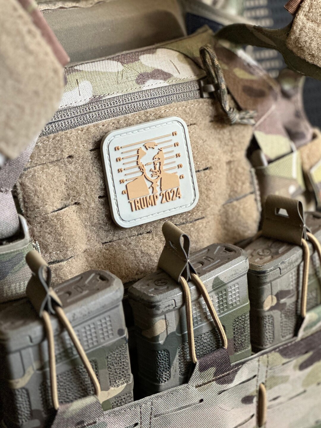 Tactical Trump 2024 PVC Mugshot Patch - Etsy