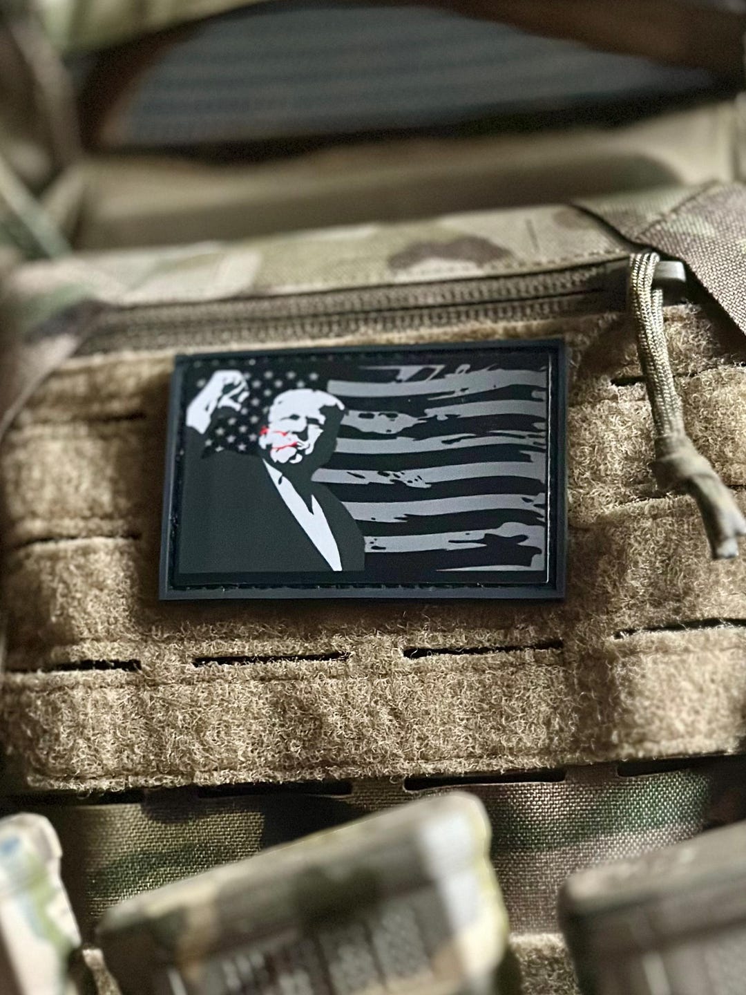 Trump Shot PVC Patch - Etsy