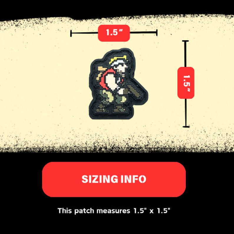 Metal Slug PVC Tactical Patch With Velcro - Etsy