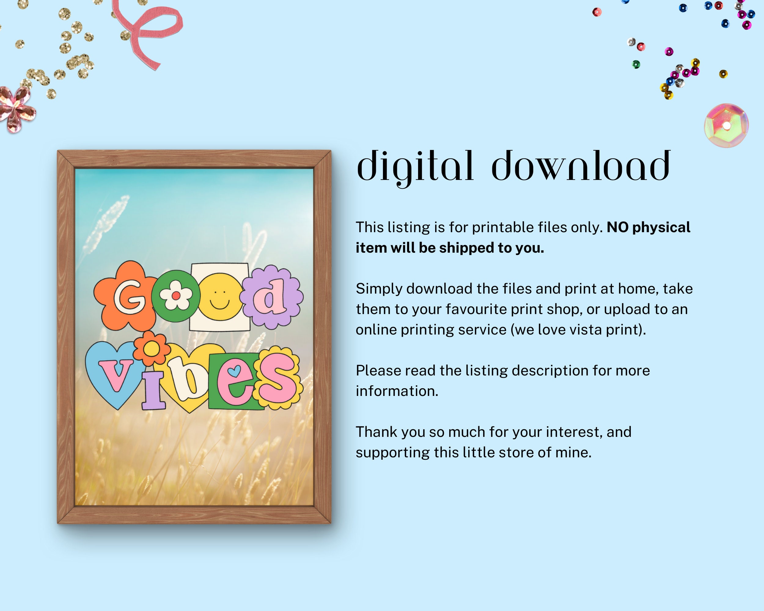 Positive Affirmations Art, Girl Printable Wall Art, Teen Room Decor ...