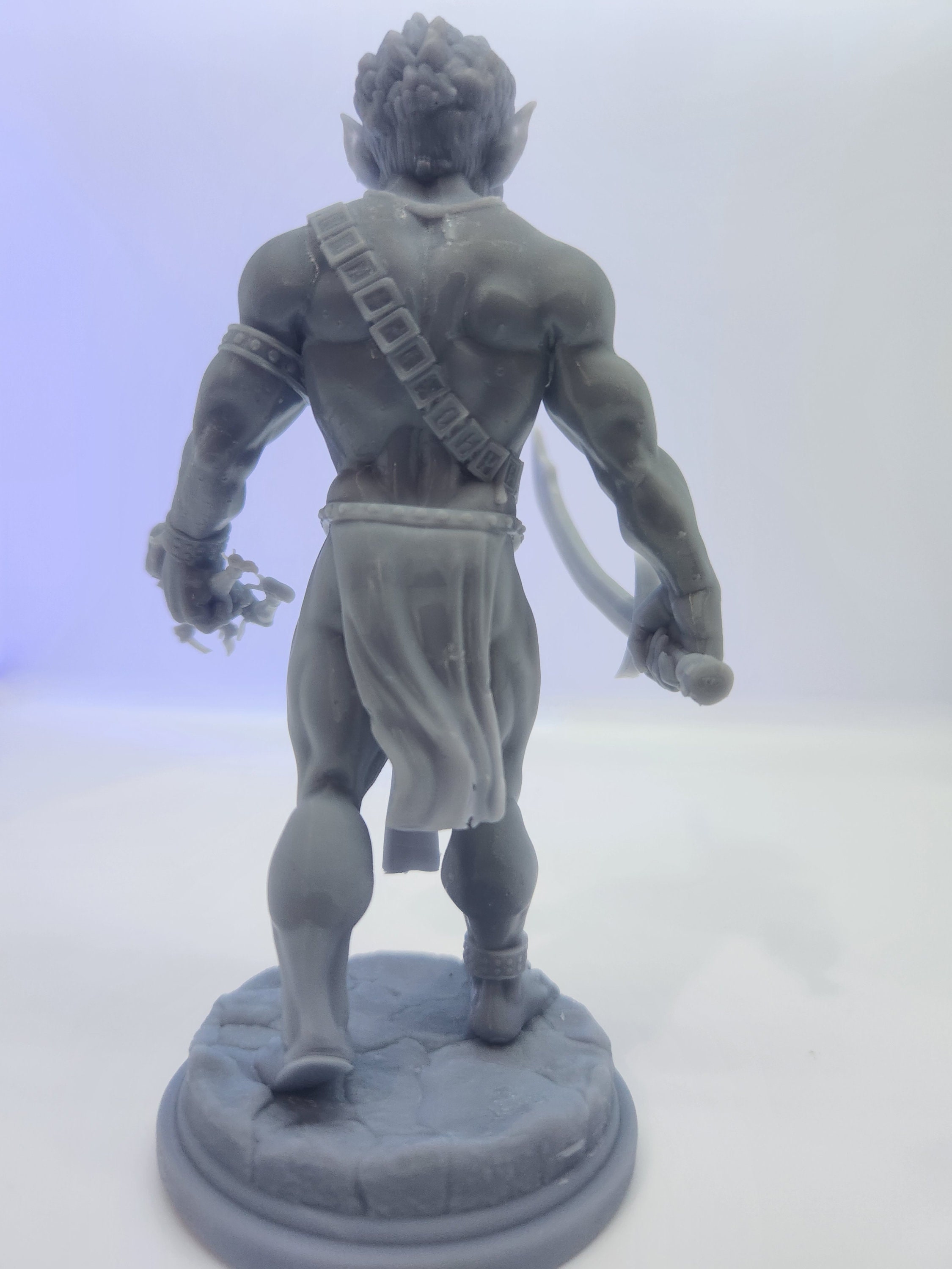 160mm Unpainted Efreeti With Captured Female. DM Guide Efreet ...