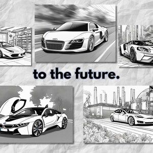 20 Cars Automotive Colouring Pages - Adults and Kids Coloring Sheets ...