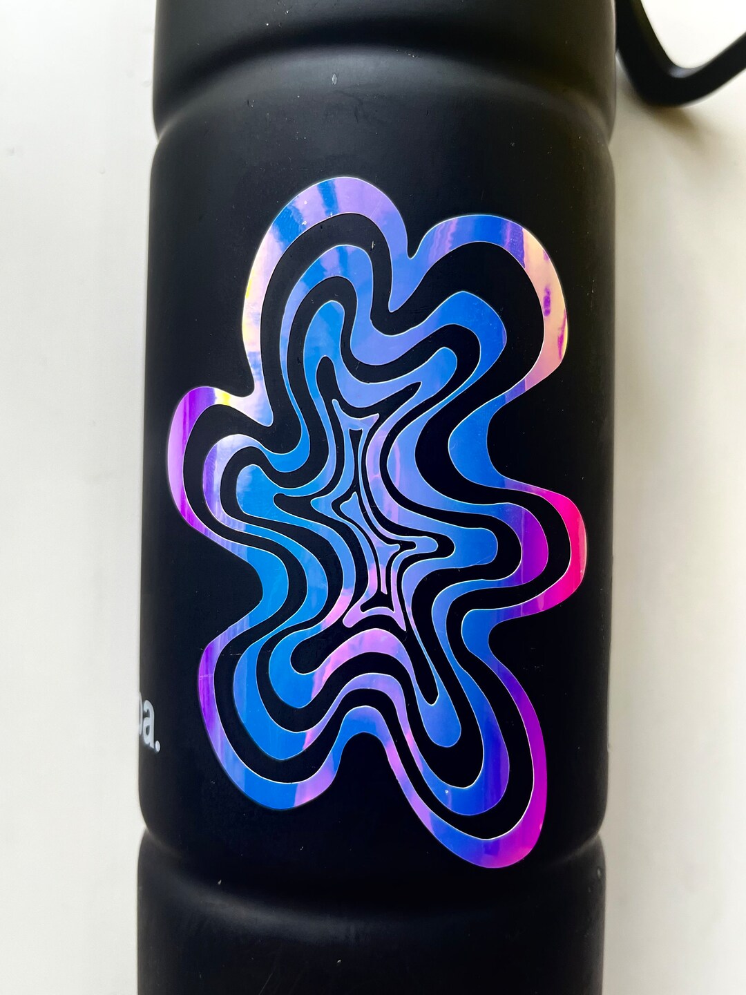Waterproof Holographic Big Swirly Decal Sticker - Etsy