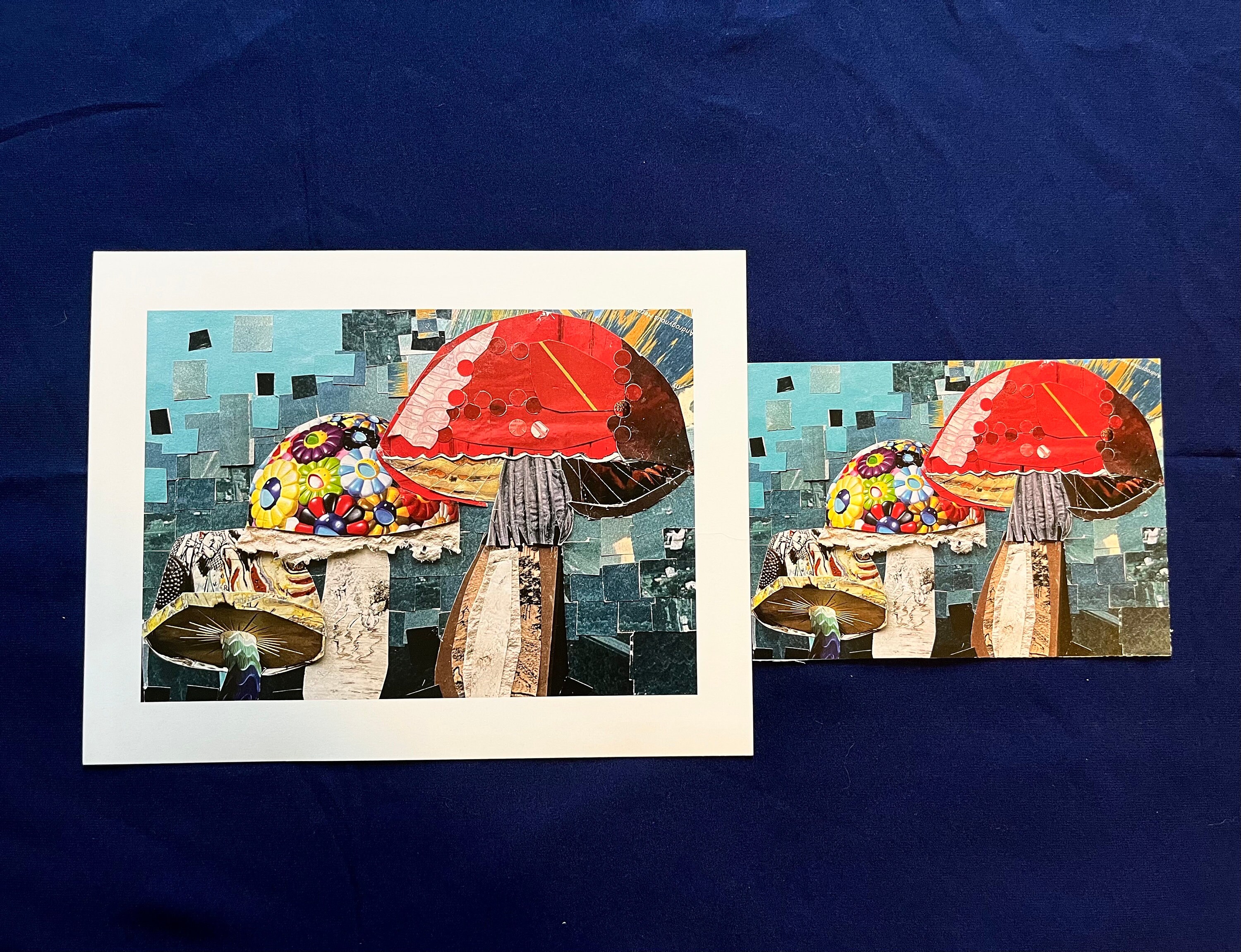 Mushroom Collage Art Print - Etsy
