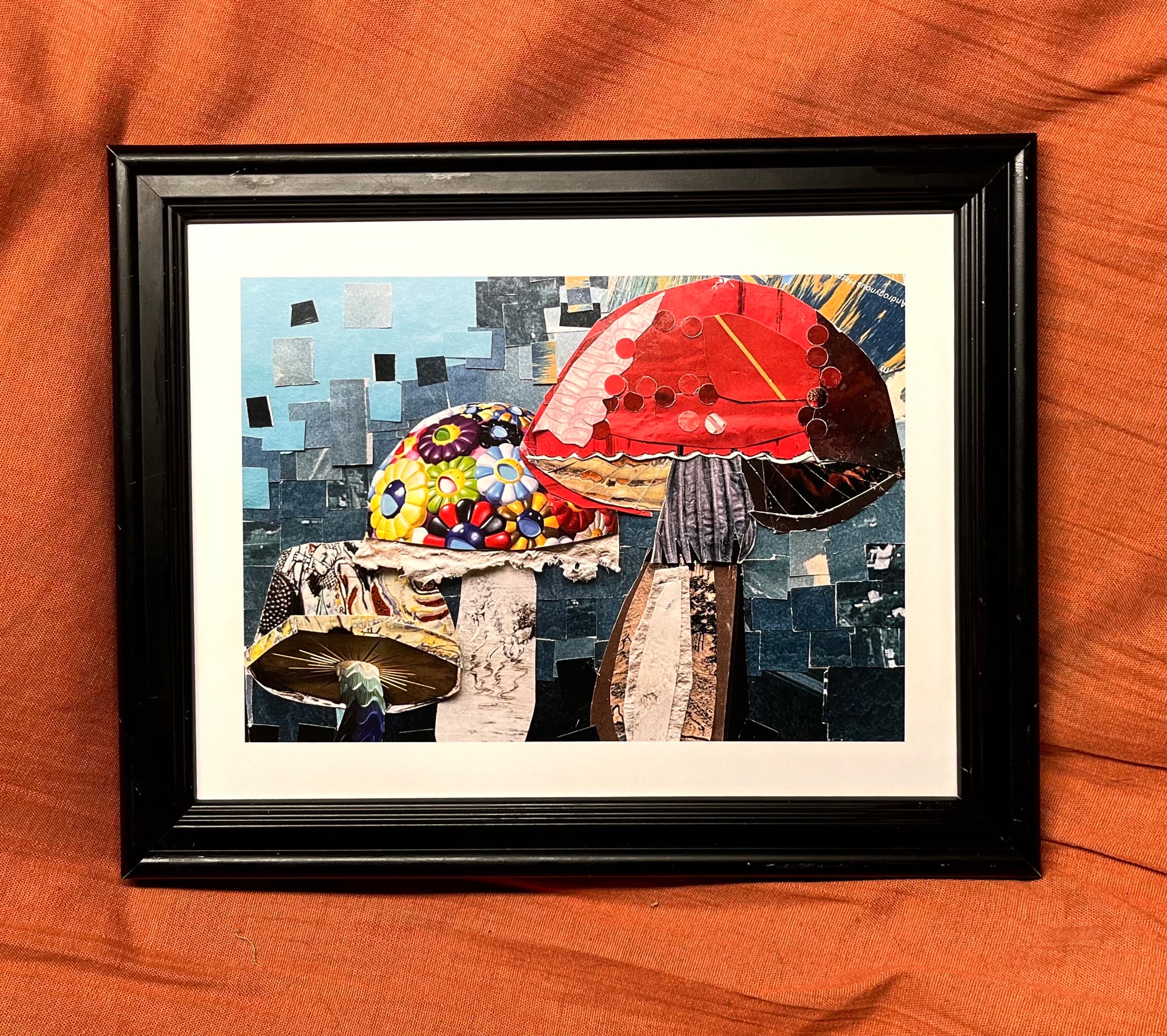 Mushroom Collage Art Print - Etsy