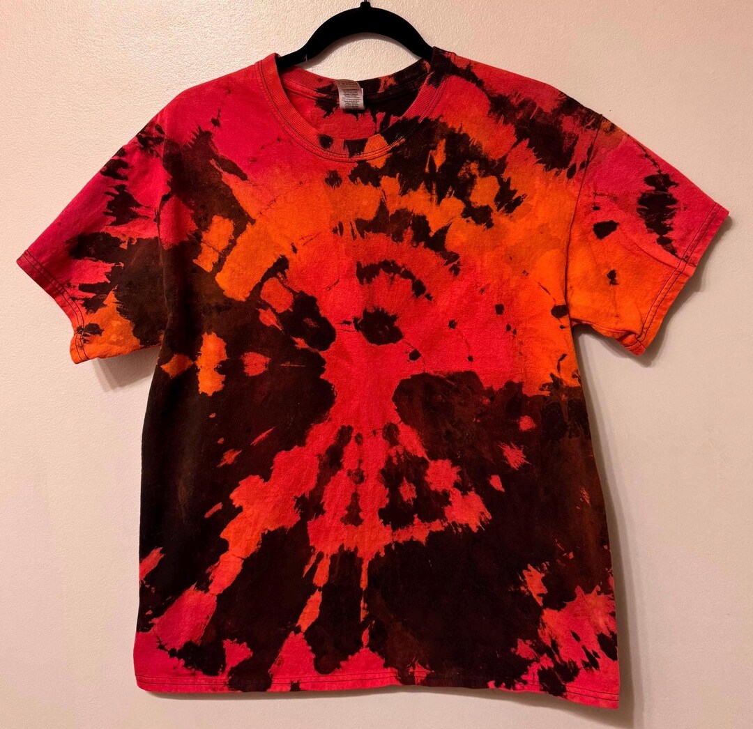 LARGE Reverse Tie Dye T-shirt - Etsy
