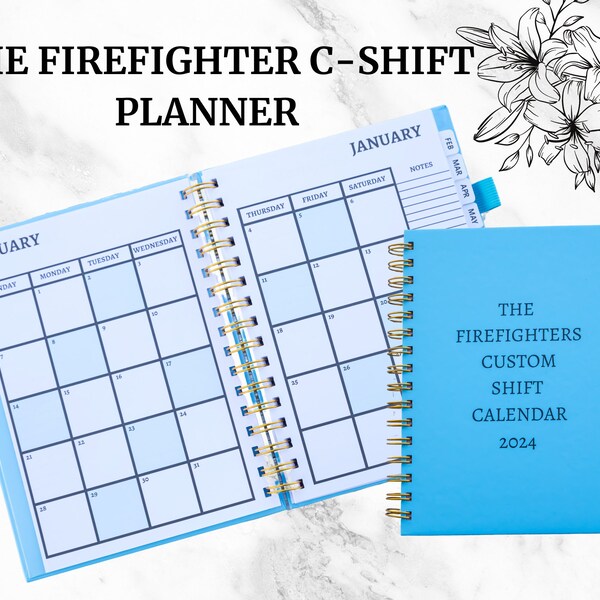 Fireman Calendar - Etsy