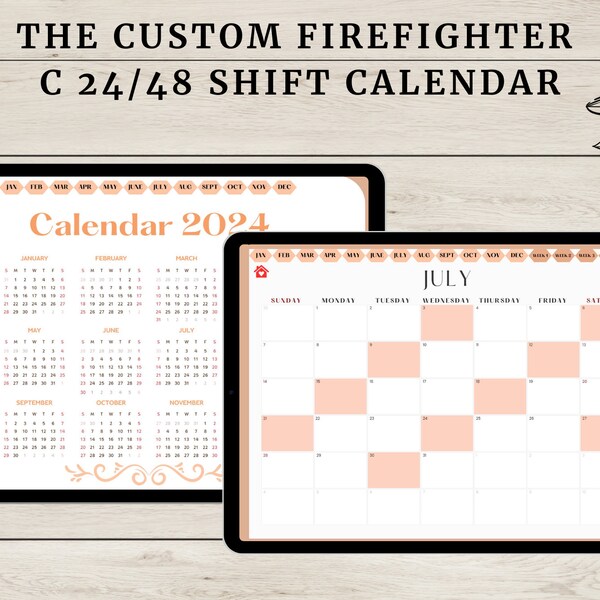 Firefighter Calendar 2024 - Etsy