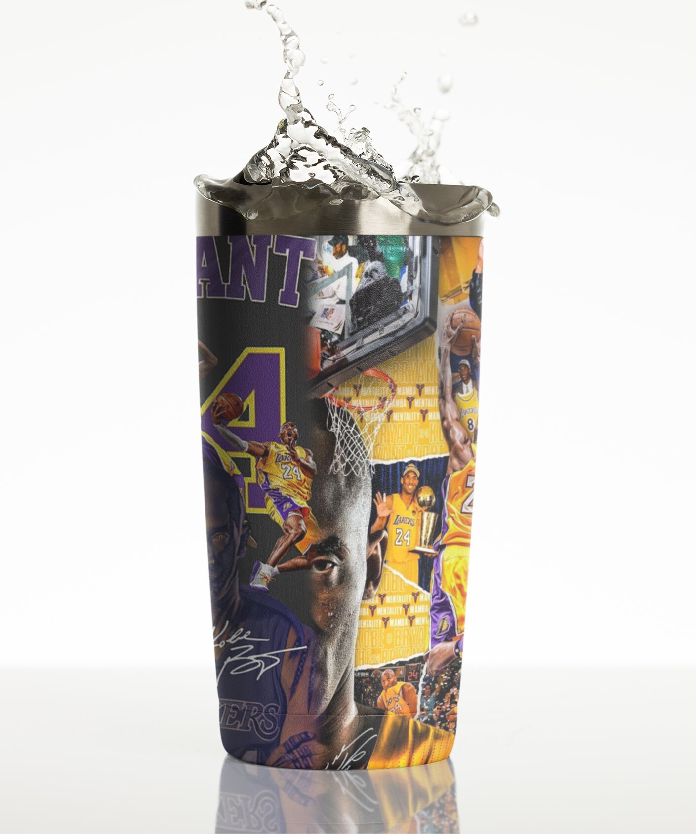 Kobe Bryant: Mamba Forever Tumbler 20 Ounce Kobe 20oz Tumbler Water ...