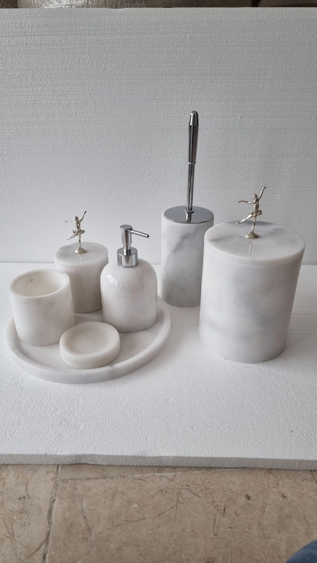Marble Complete Luxury Marble Bathroom Set - Modern Elegance for Your ...