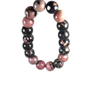 Elegant Black Lace Rhodonite - Etsy