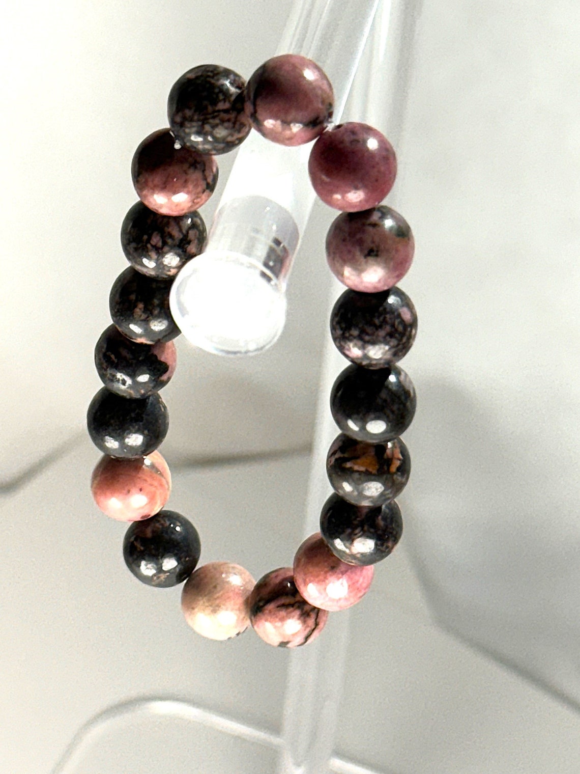 Elegant Black Lace Rhodonite - Etsy