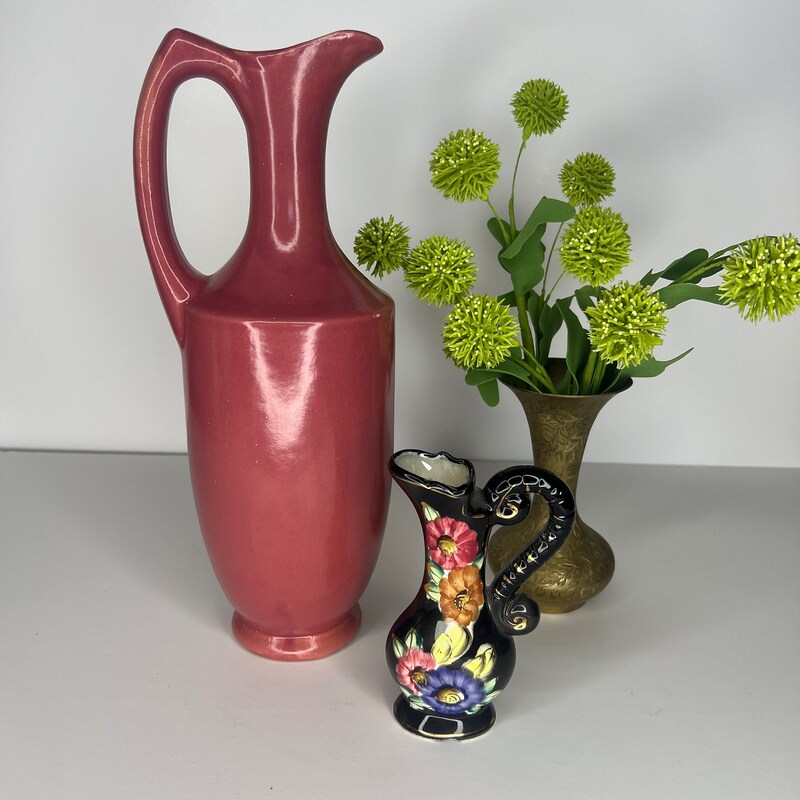 Pink Rose Pitcher - Etsy