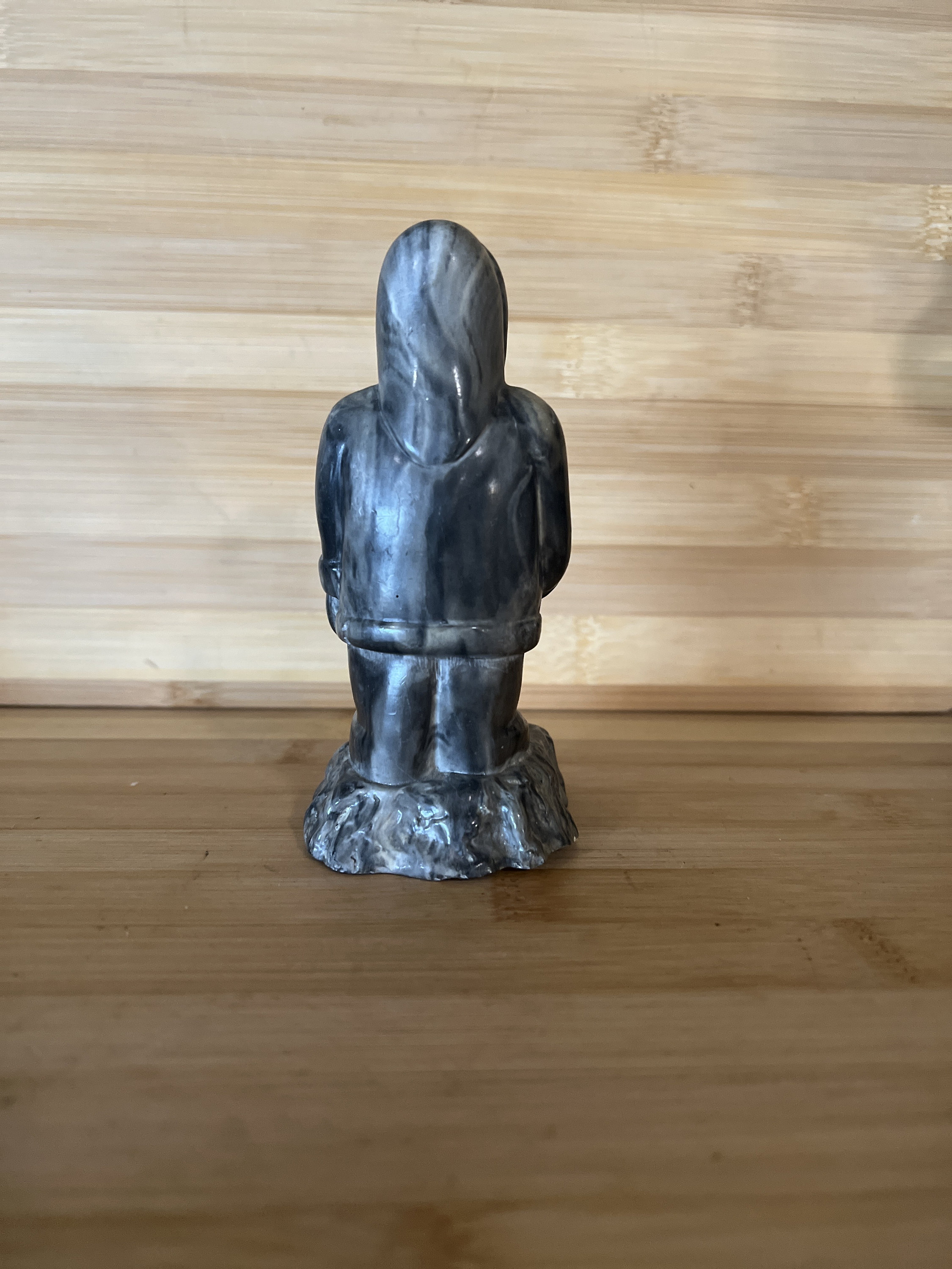 Stone Inuit Eskimo Man Statue Figurine Carving Hand Made Signed - Etsy