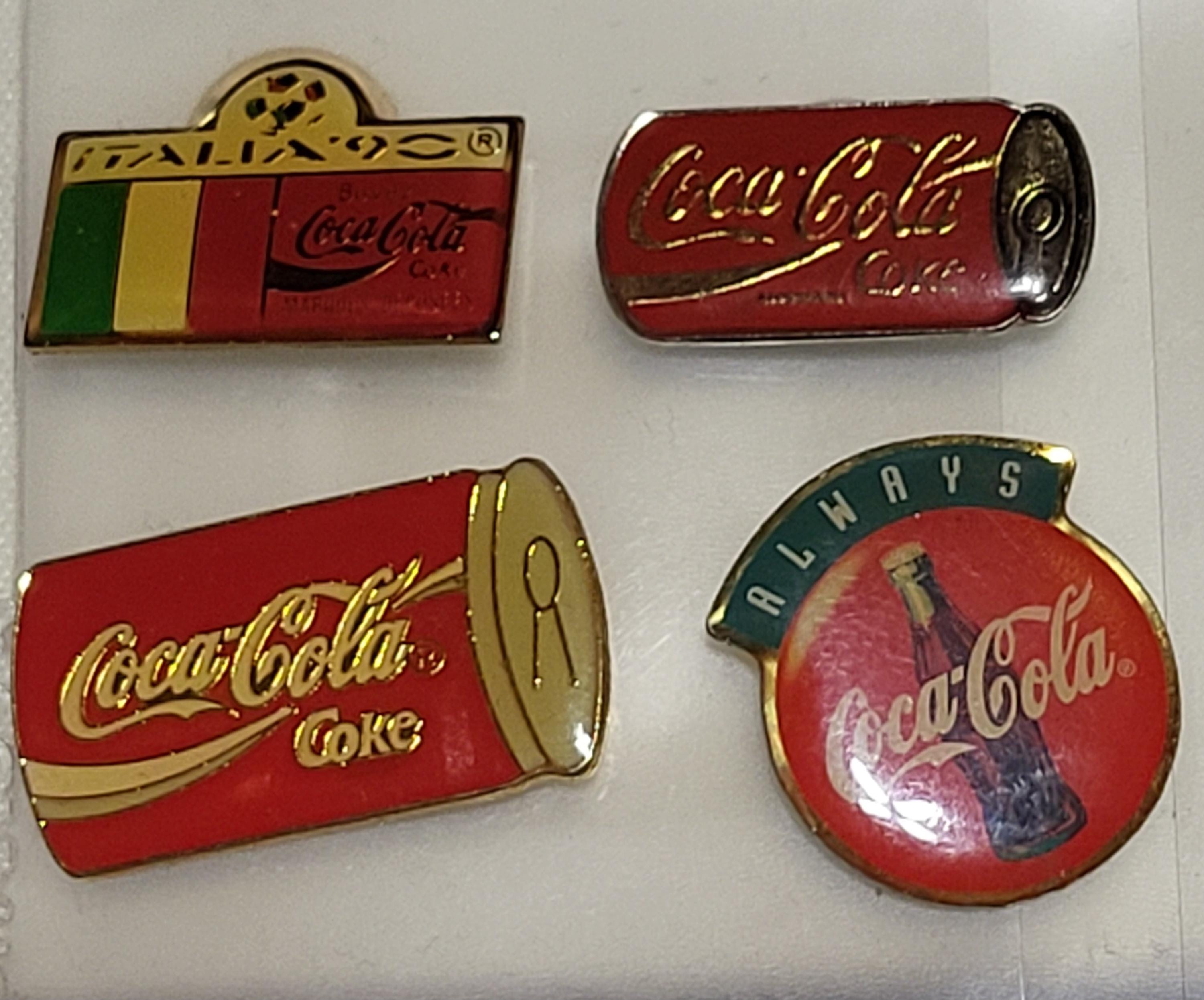 Set of Iconic Vintage Pins: Coca-cola, Pepsi, 7up 90s - Etsy