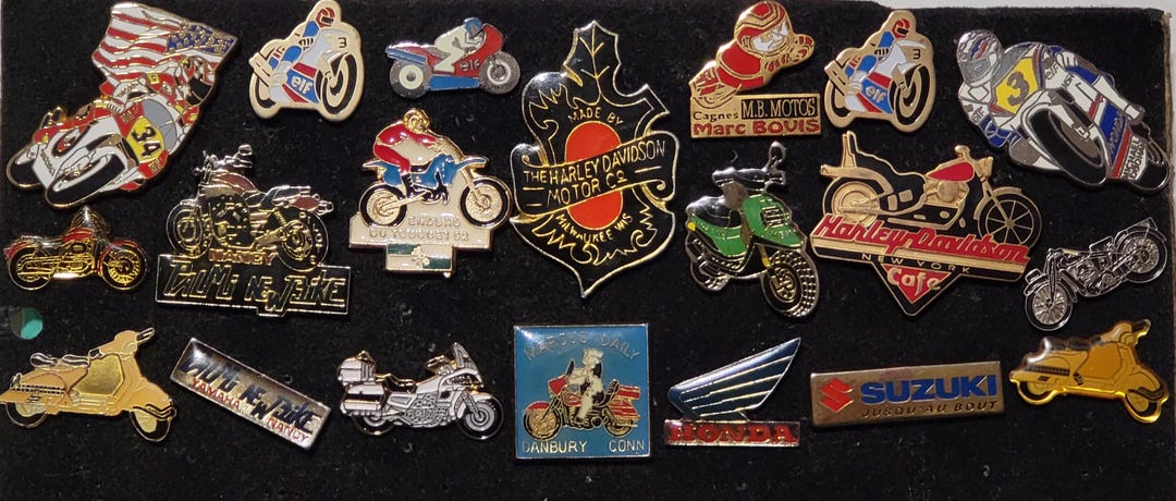 Set of 20 Vintage Pins With Motors. - Etsy