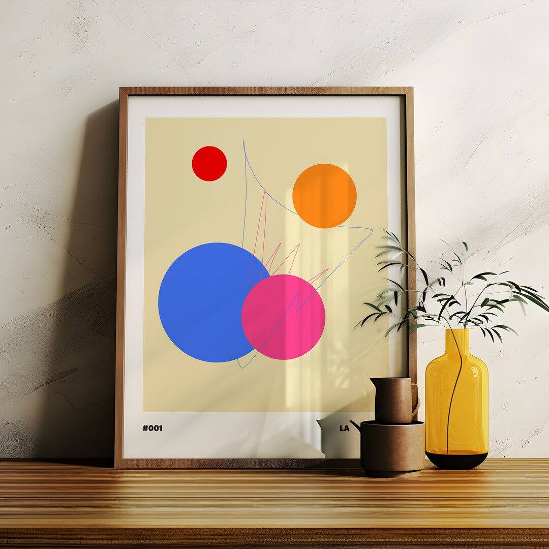 Circles Poster, Cute Home Decor Poster, Wall Art - Etsy