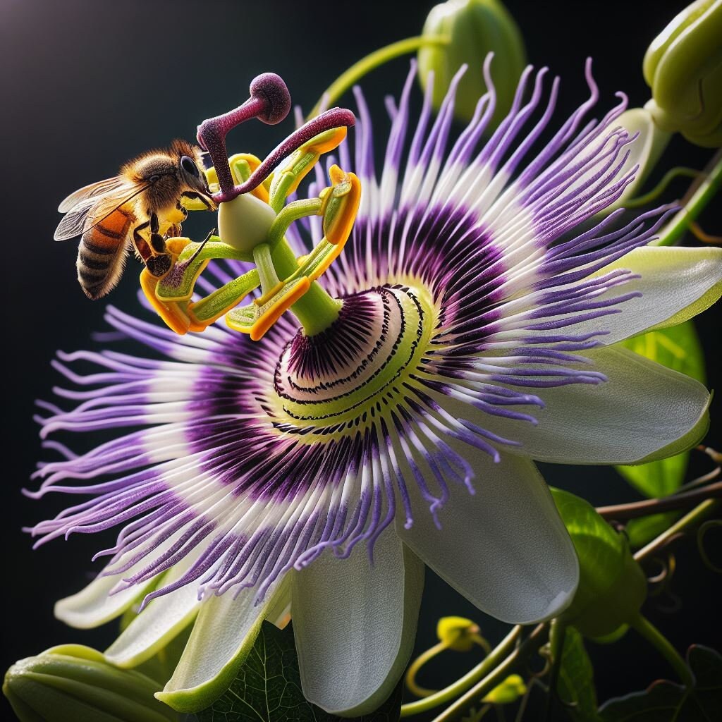 Passiflora Incarnata (maypop, Purple Passionflower, True Passionflower ...