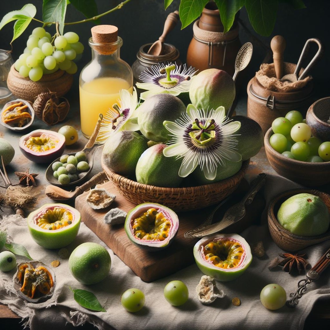 Passiflora Incarnata (maypop, Purple Passionflower, True Passionflower ...