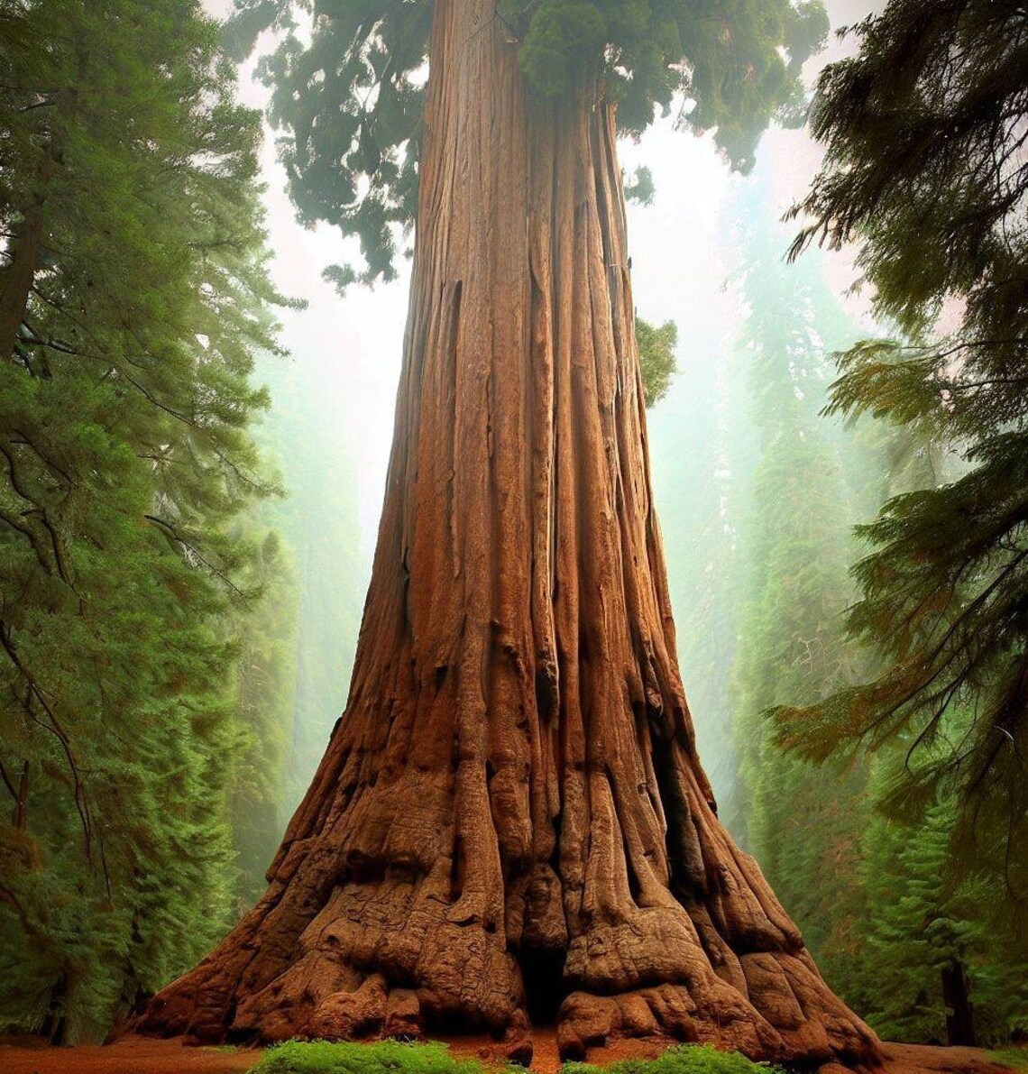 Sequoia Gigantea (giant Sequoia, Sierra Redwood, Dr. Seuss Tree) Tree ...