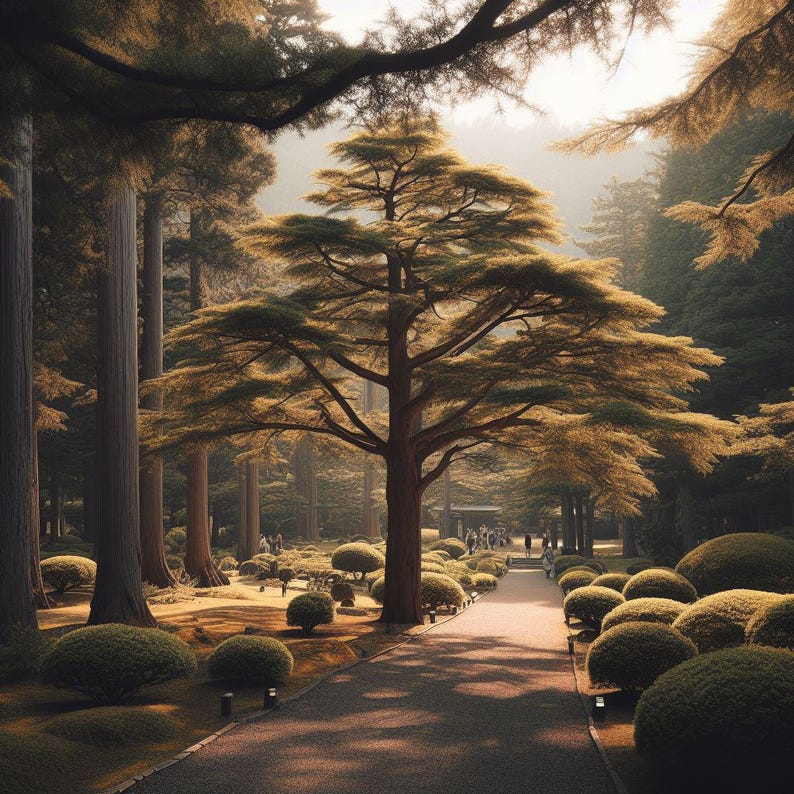 Chamaecyparis Obtusa (hinoki Cypress, Japanese White Cedar) Tree Seeds ...