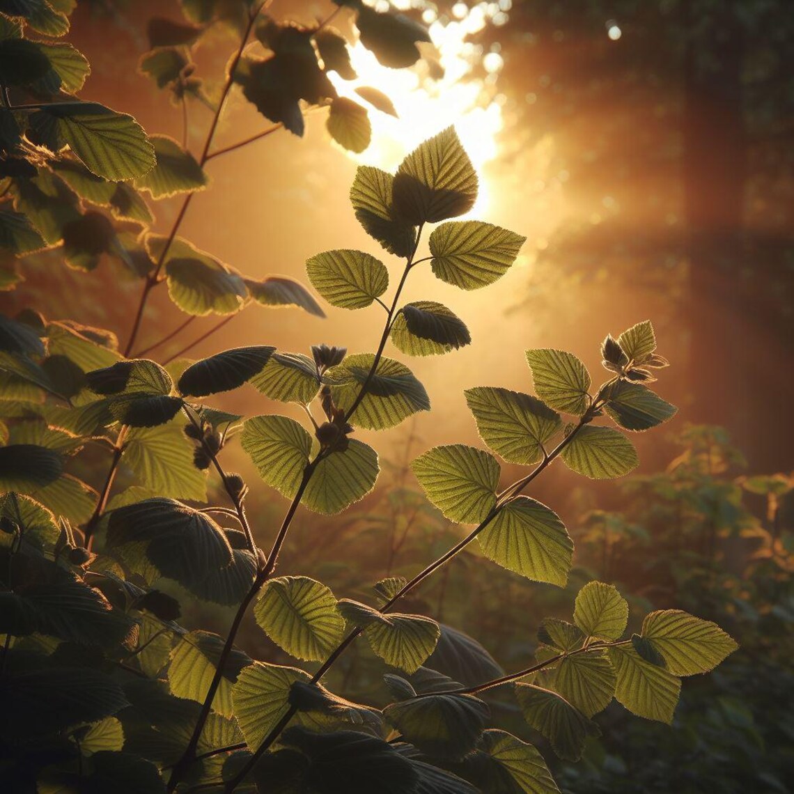Corylus Americana (american Filbert, American Hazelnut, Hazelnut) Tree ...