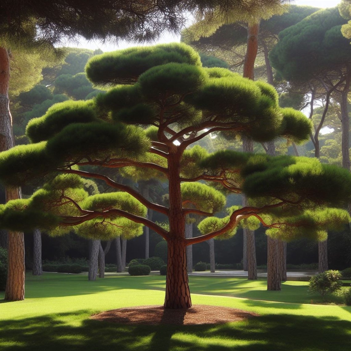 Pinus Halepensis Var. Brutia (brutia Pine, Calabrian Pine ...