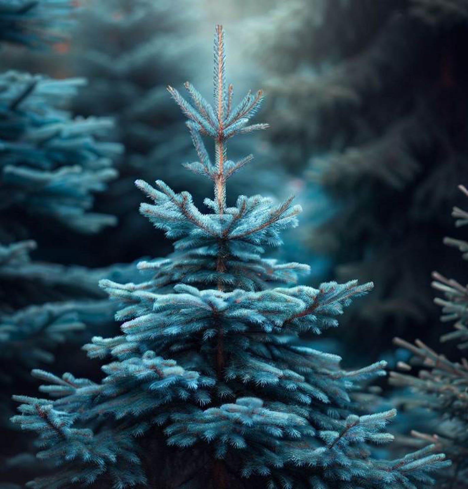 Abies Procera Glauca (blue Danish Fir, Blue Noble Fir) Tree Seeds ...