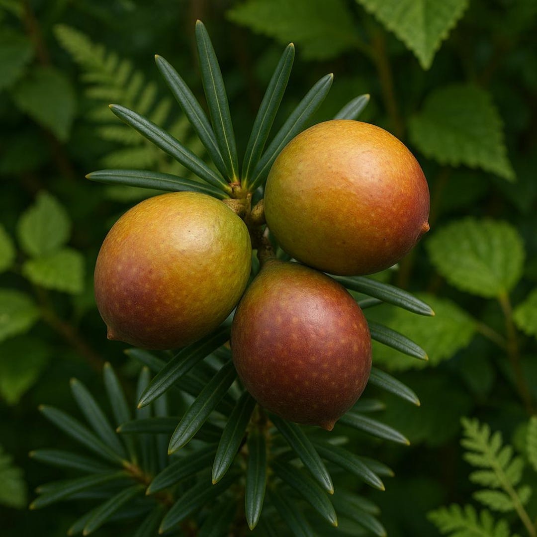 Torreya Nucifera (bija, Japanese Nutmeg Tree, Japanese Torreya, Kaya ...
