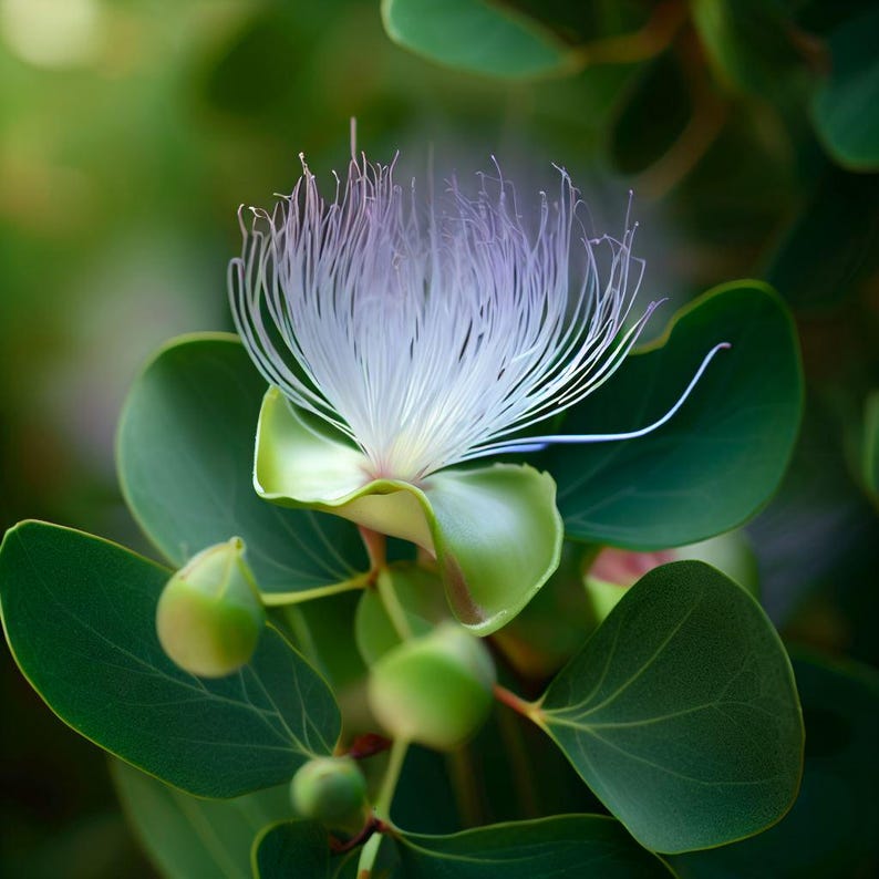 Capparis Spinosa (common Caper) Shrub Seeds, Fragrant, Showy Flowers ...