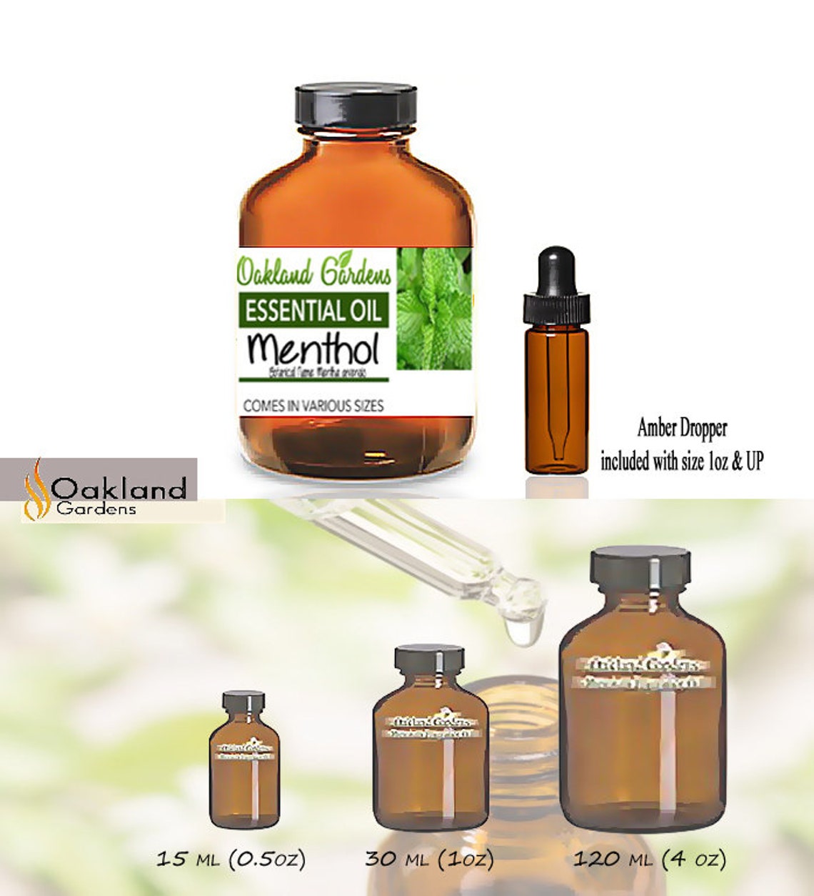 Liquid Menthol Essential Oil Pure & Natural Oil for Diffusers ...