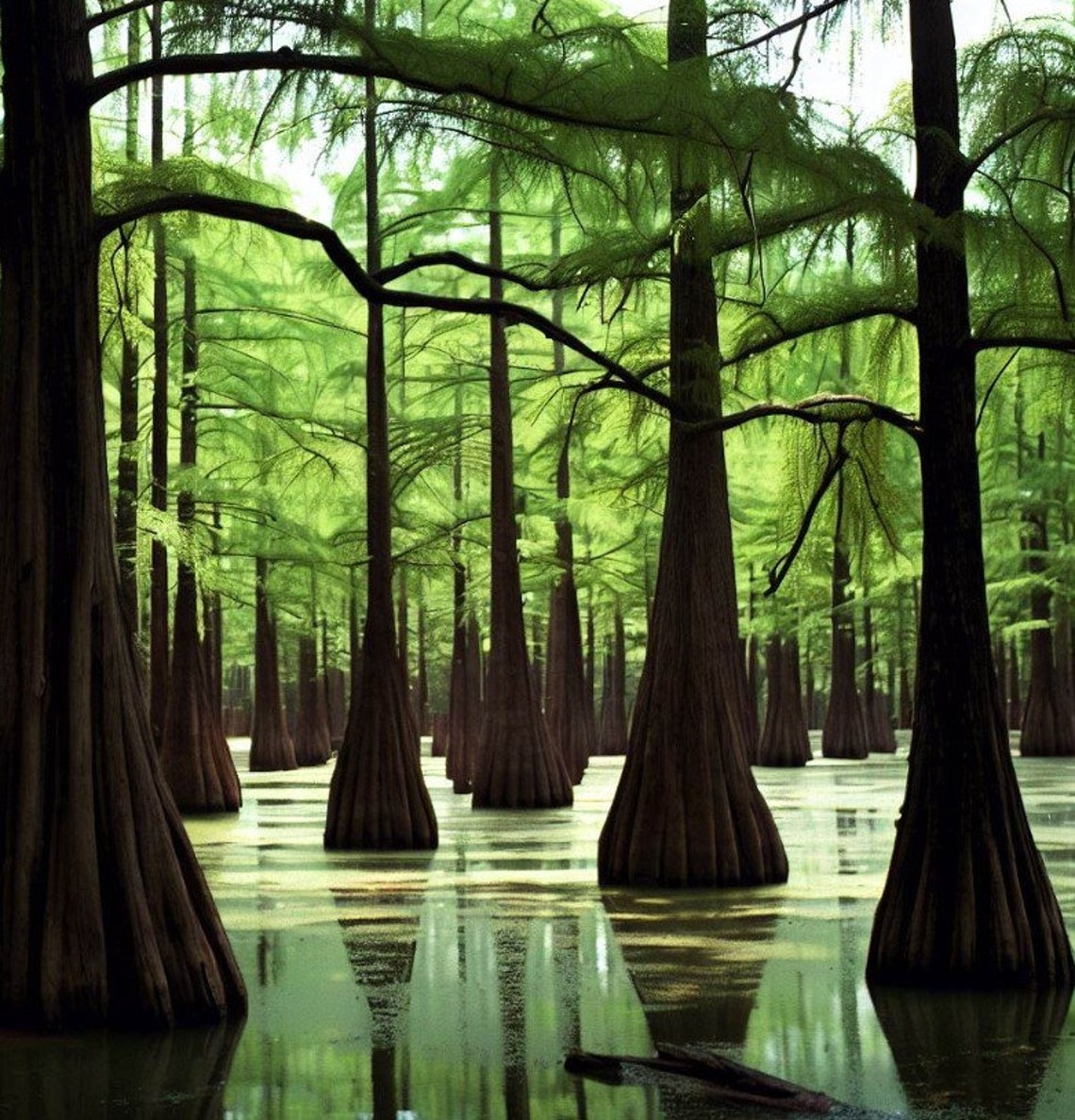 Taxodium Distichum Southern (bald Cypress) Tree Seeds, Towering Height ...
