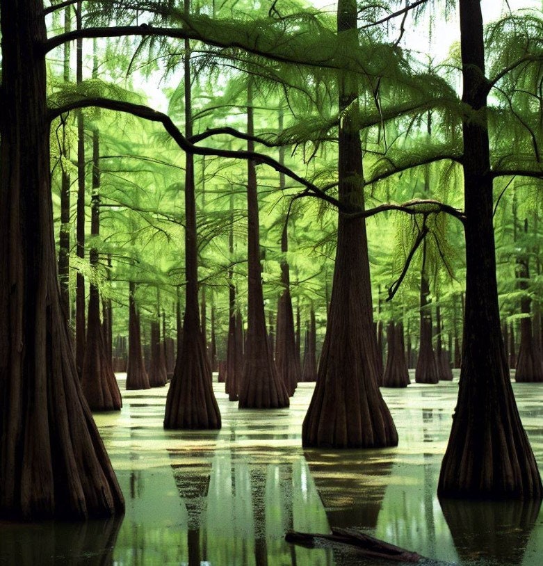 Taxodium Distichum Southern (bald Cypress) Tree Seeds, Towering Height ...