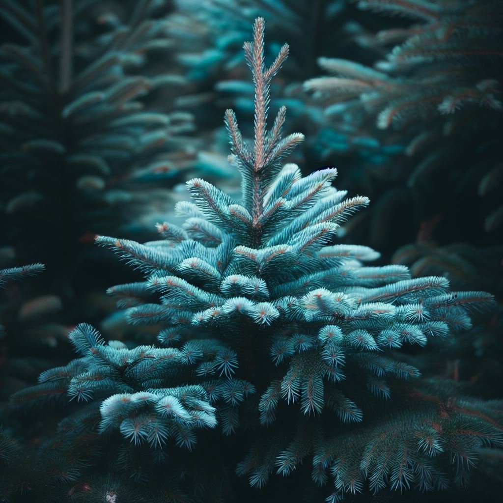 Abies Balsamea 'cook's Blue' (cook's Blue Balsam Fir) Tree Seeds ...