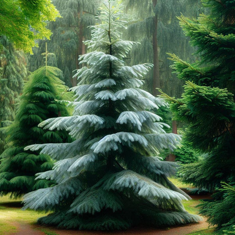 Abies Amabilis (cascade Fir) Tree Seeds, Tall-beautiful Shape, Shiny ...