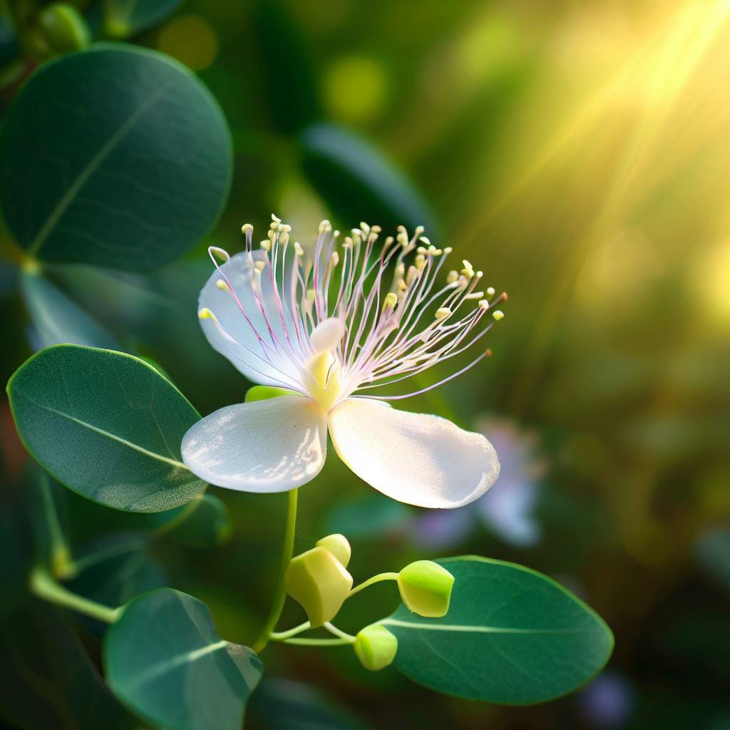 Capparis Spinosa (common Caper) Shrub Seeds, Fragrant, Showy Flowers ...