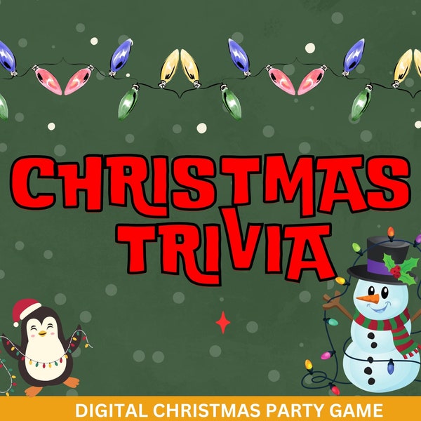 Christmas Jeapordy - Etsy