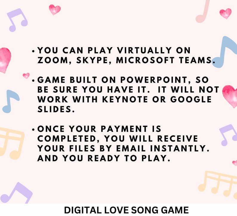 Valentine's Day Fun: Powerpoint Game, Name That Love Song, Couples ...