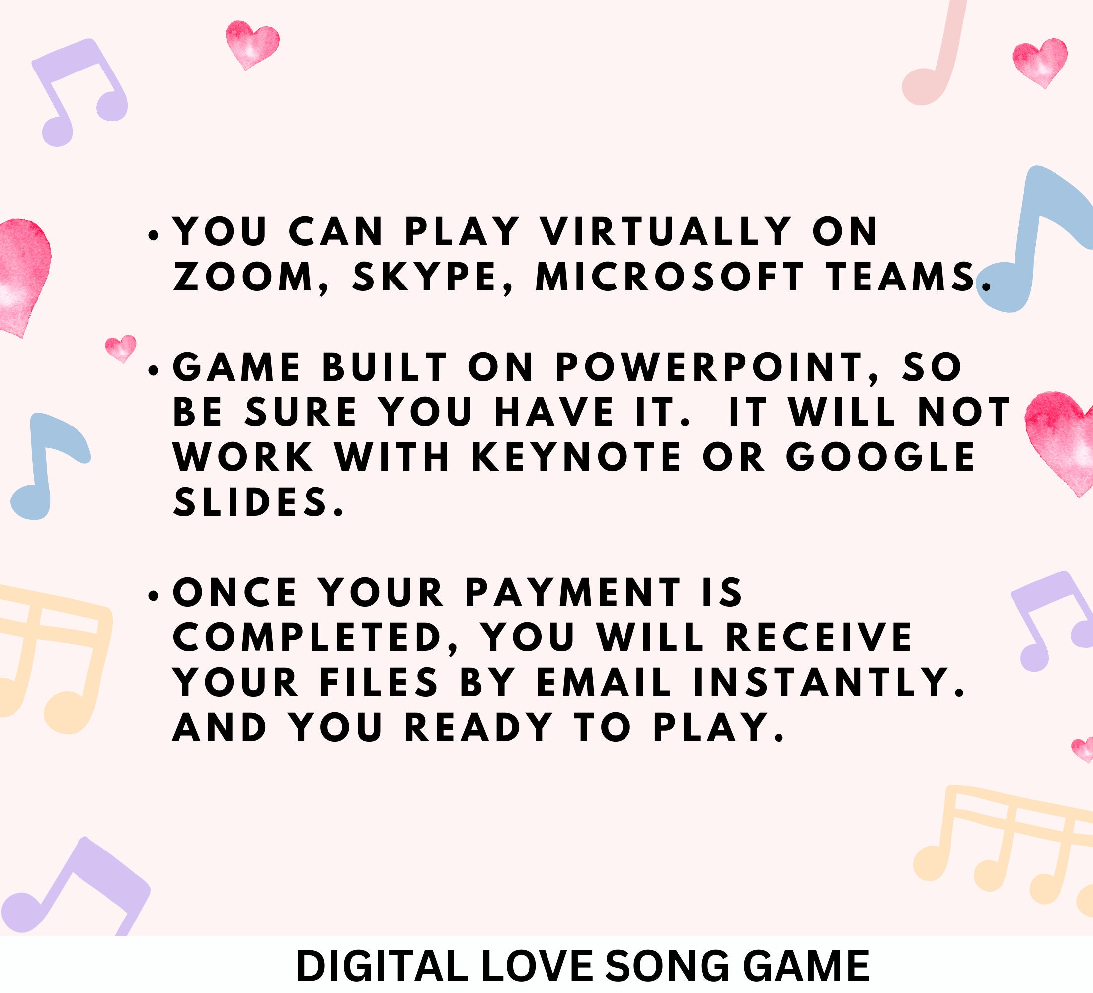 Valentine's Day Fun: Powerpoint Game, Name That Love Song, Couples ...