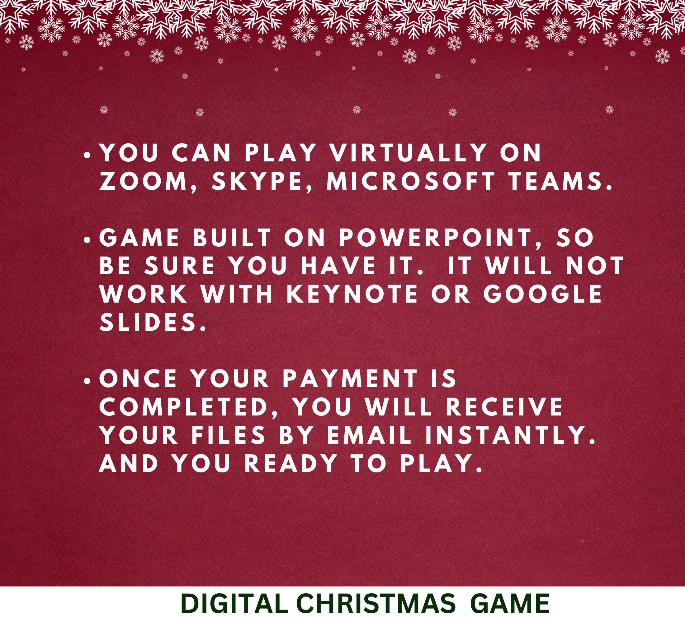 Guess Who Am I?, Fun Christmas Powerpoint Game for Holiday Parties ...